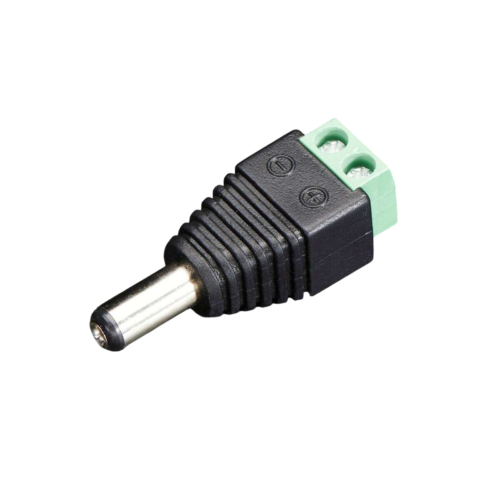Male DC Jack Adapter with Terminal Block | Volttronics